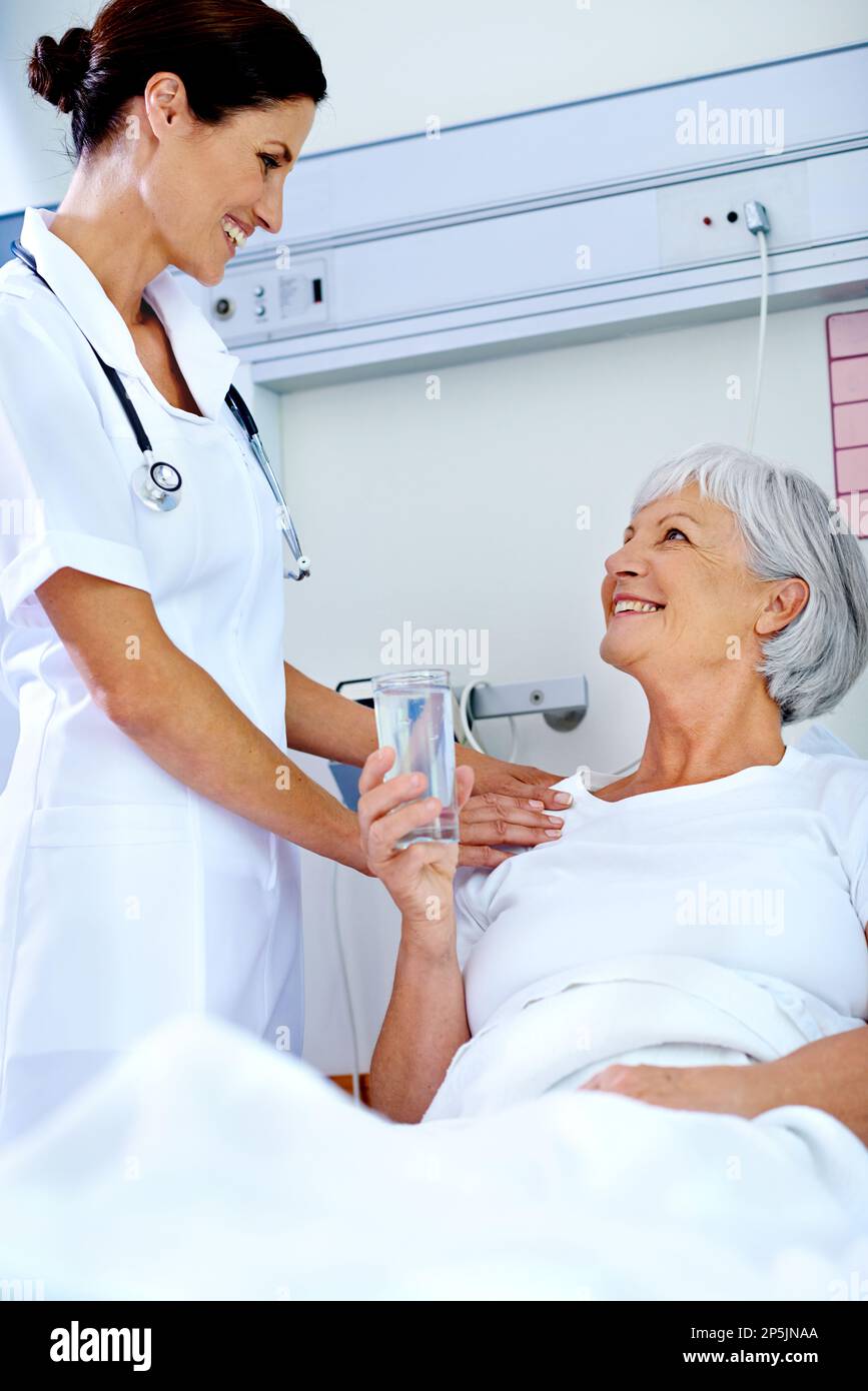 Patient attending to senior hi-res stock photography and images - Alamy