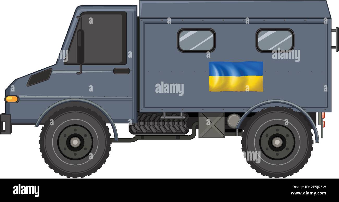 Isolated military army truck illustration Stock Vector Image & Art - Alamy
