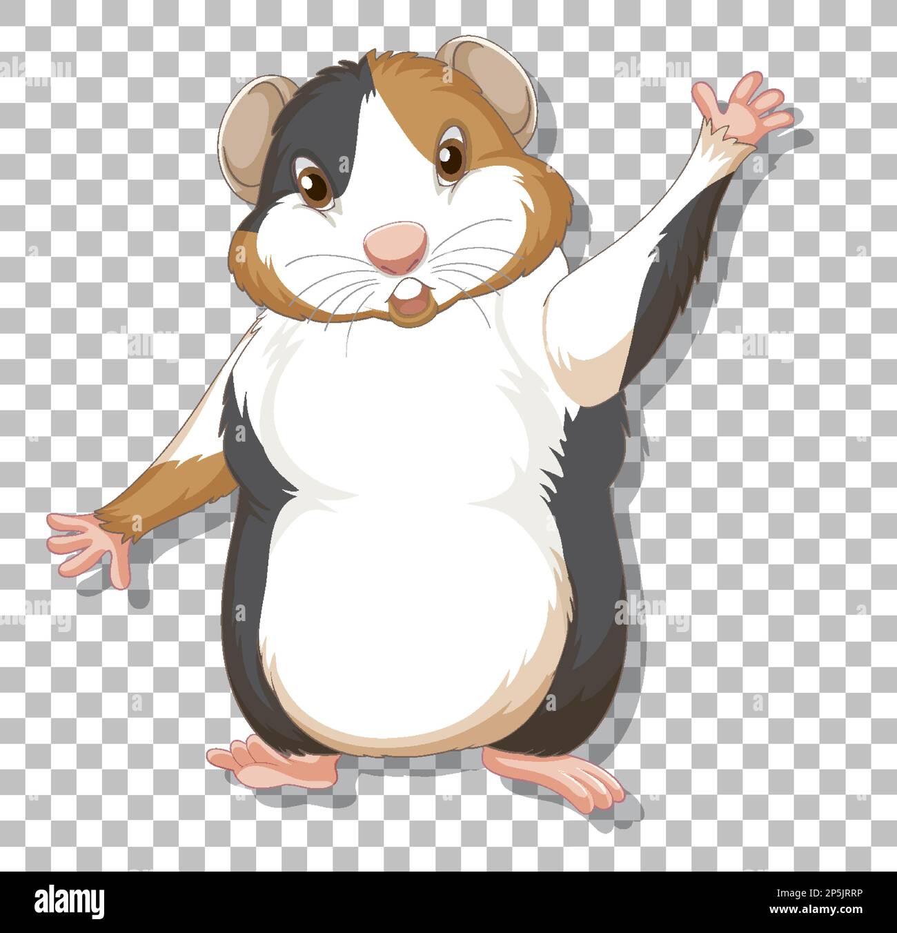 Hamster in cartoon style illustration Stock Vector Image & Art - Alamy
