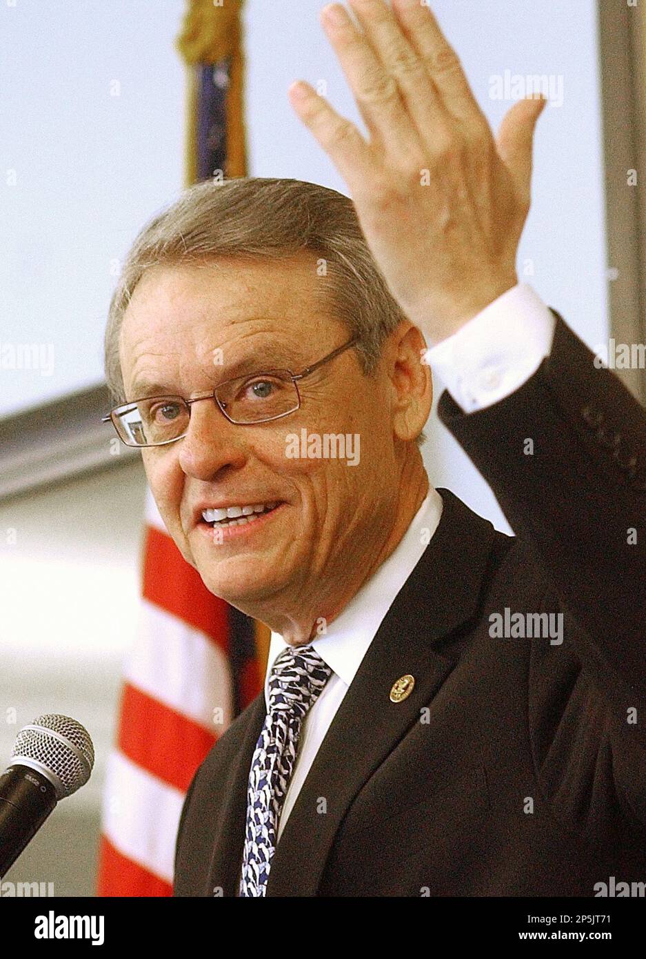 Boy Scouts of America Chief Scout Executive Wayne Brock speaks at the ...