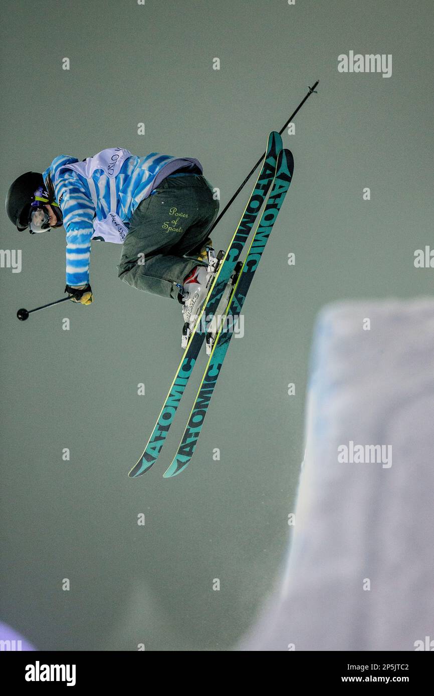 Bronze medalist Ayana Onozuka of Japan competes in the women's Ski ...