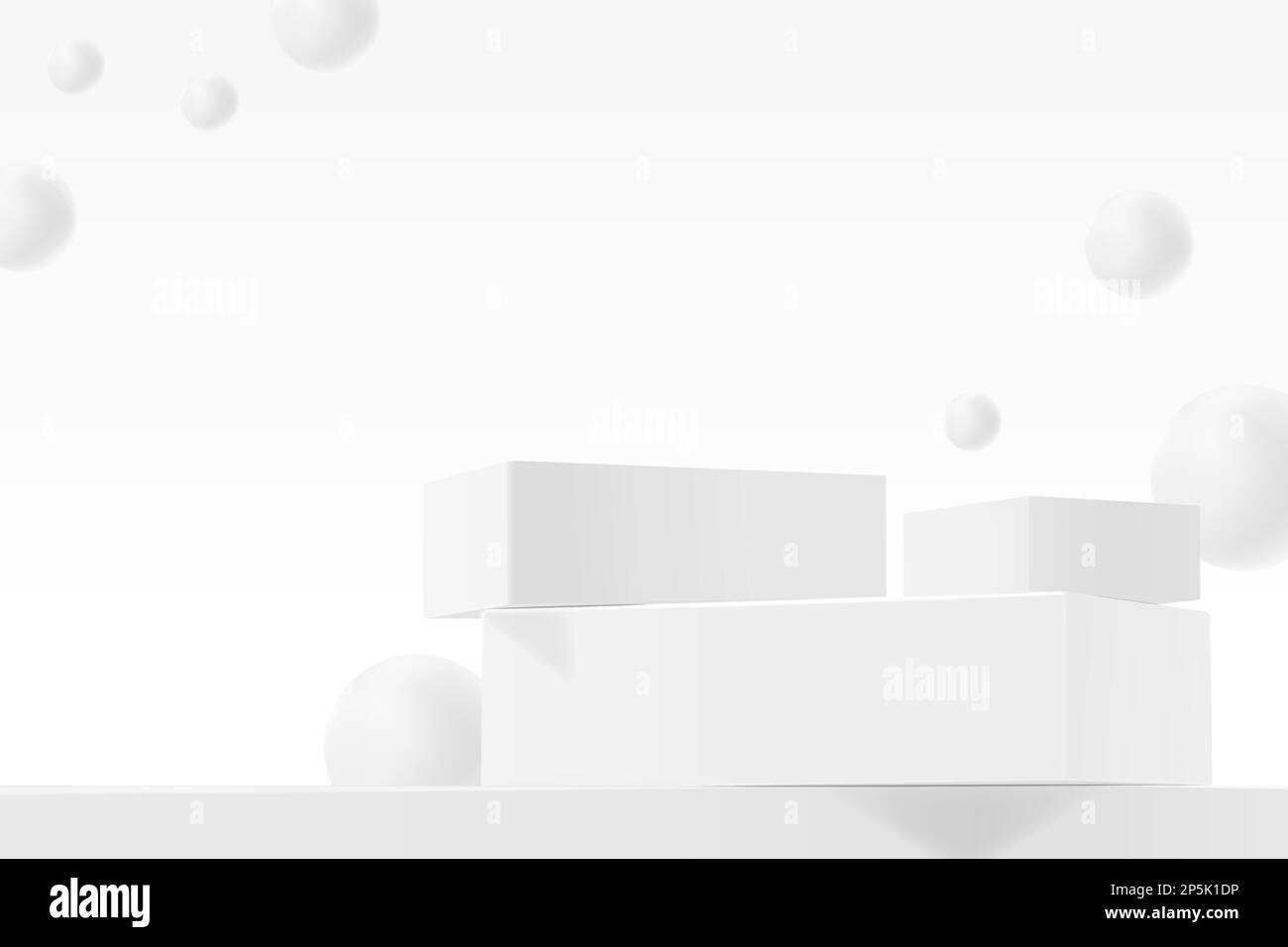 Minimal podium display cosmetic Black and White Stock Photos & Images ...