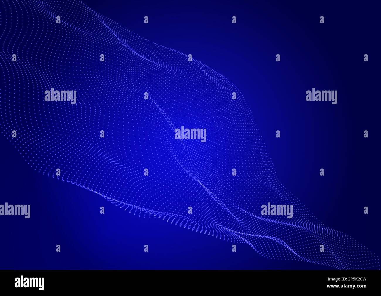 Abstract background with flowing waves of particles design Stock Vector ...