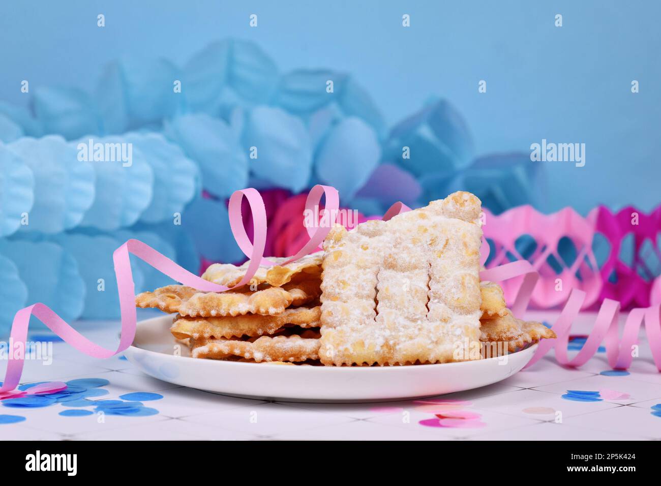 Fried Italian dessert snack for carnival season called 'Galani ...