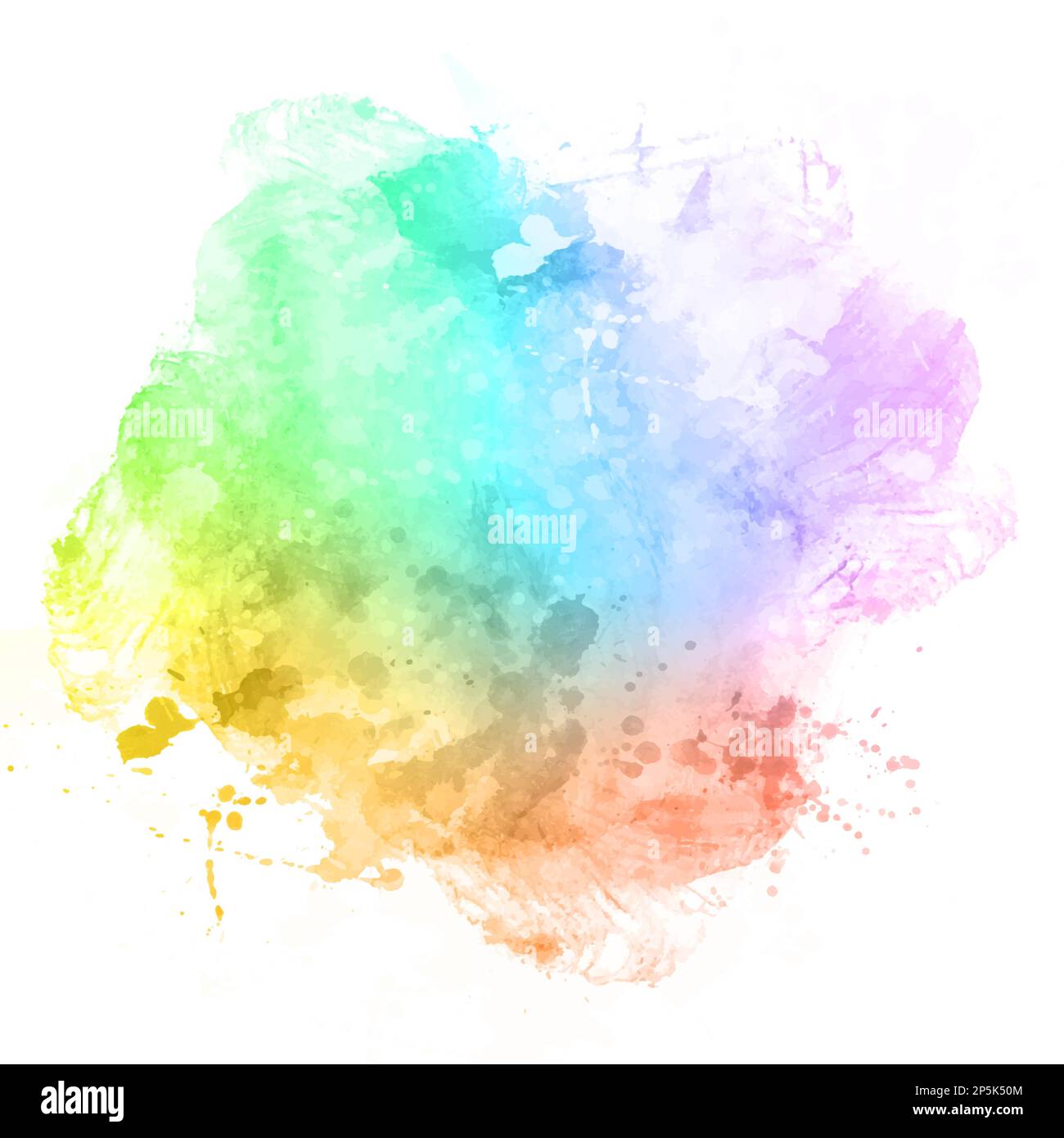 Watercolour texture with a colourful overlay Stock Vector Image & Art ...