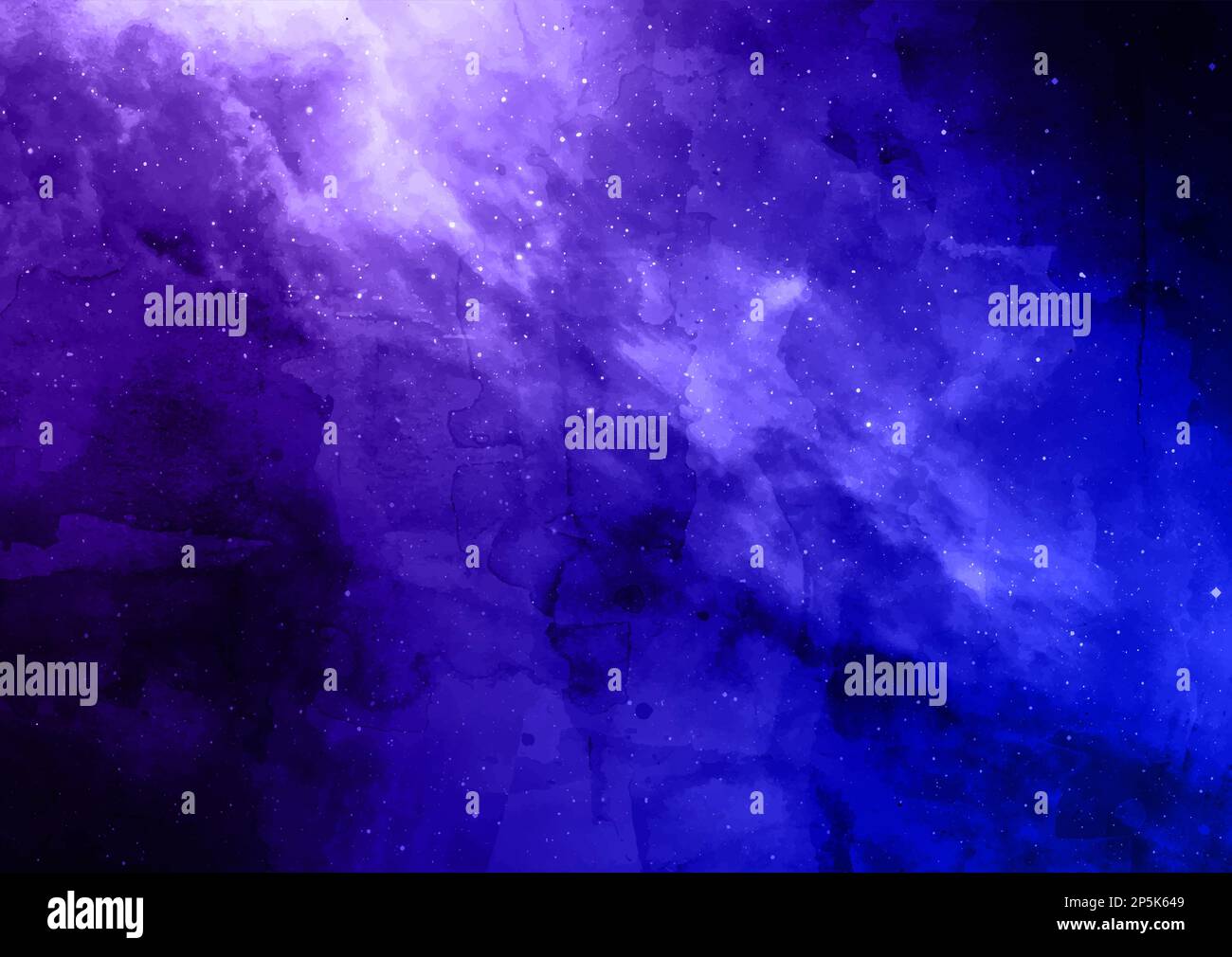 Abstract hand painted watercolour space galaxy background Stock Vector ...