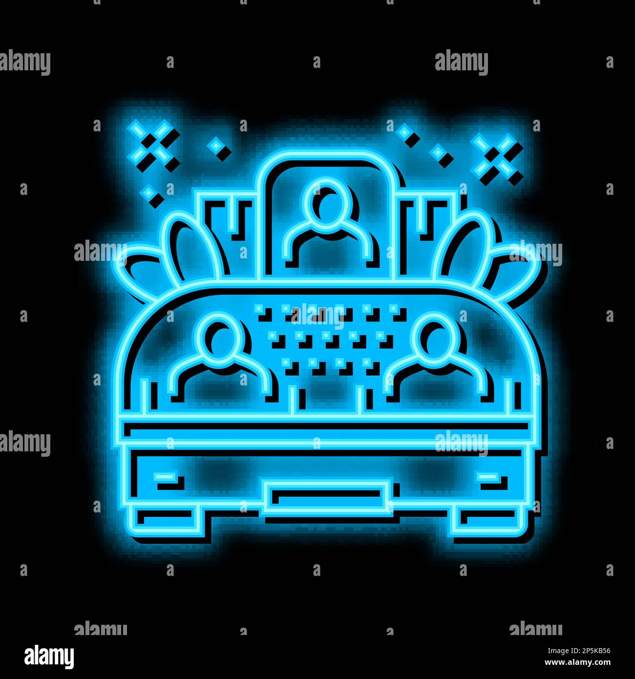 platform on parade neon glow icon illustration Stock Vector Image & Art ...