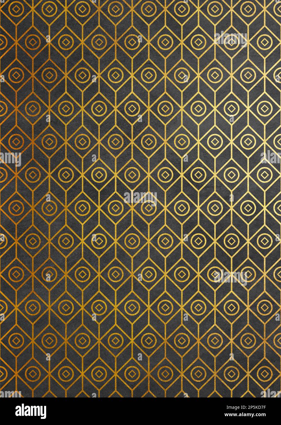 Asian Deco Art Deco Pattern background Stock Photo - Alamy