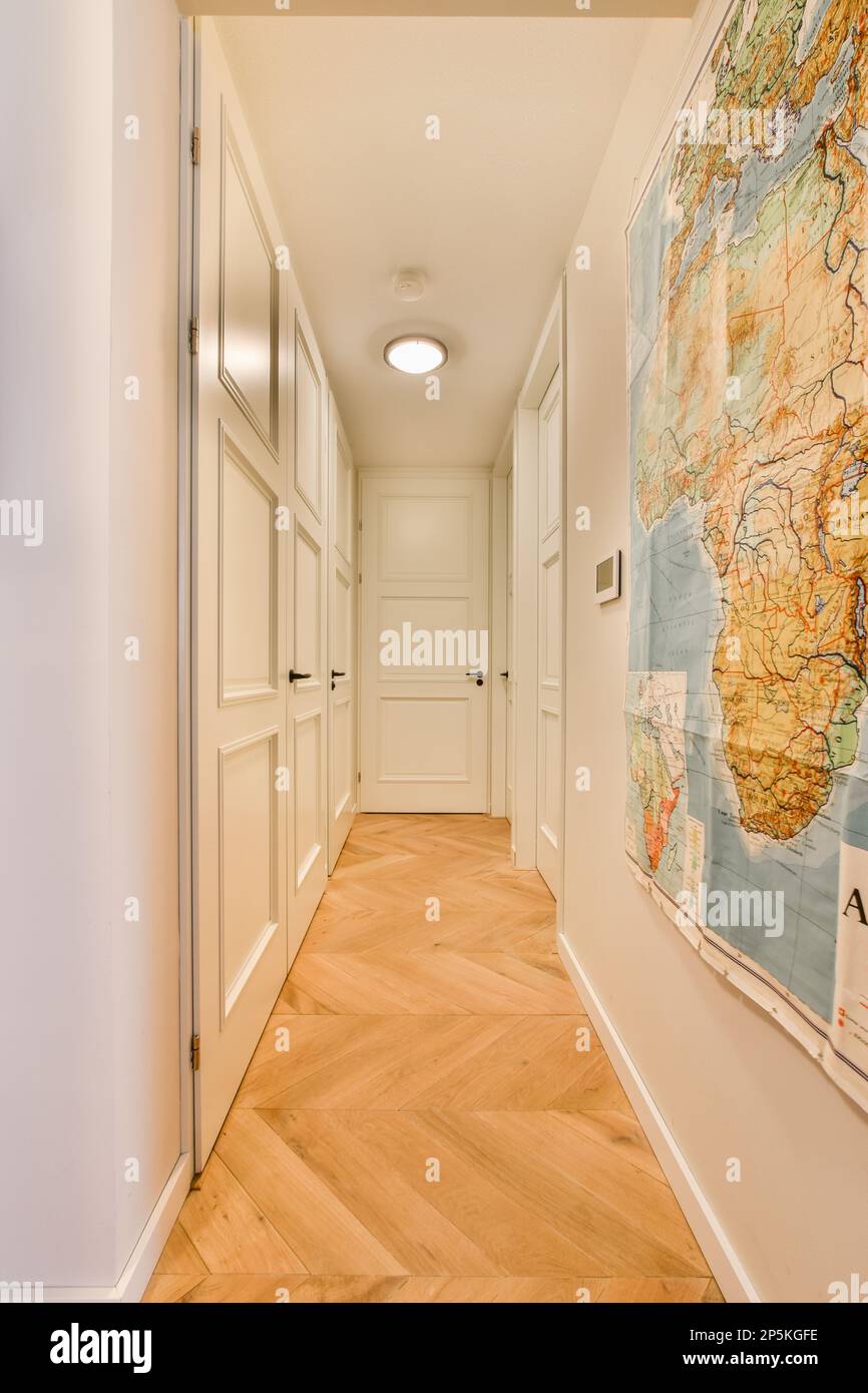 Wall hanging map hi-res stock photography and images - Alamy