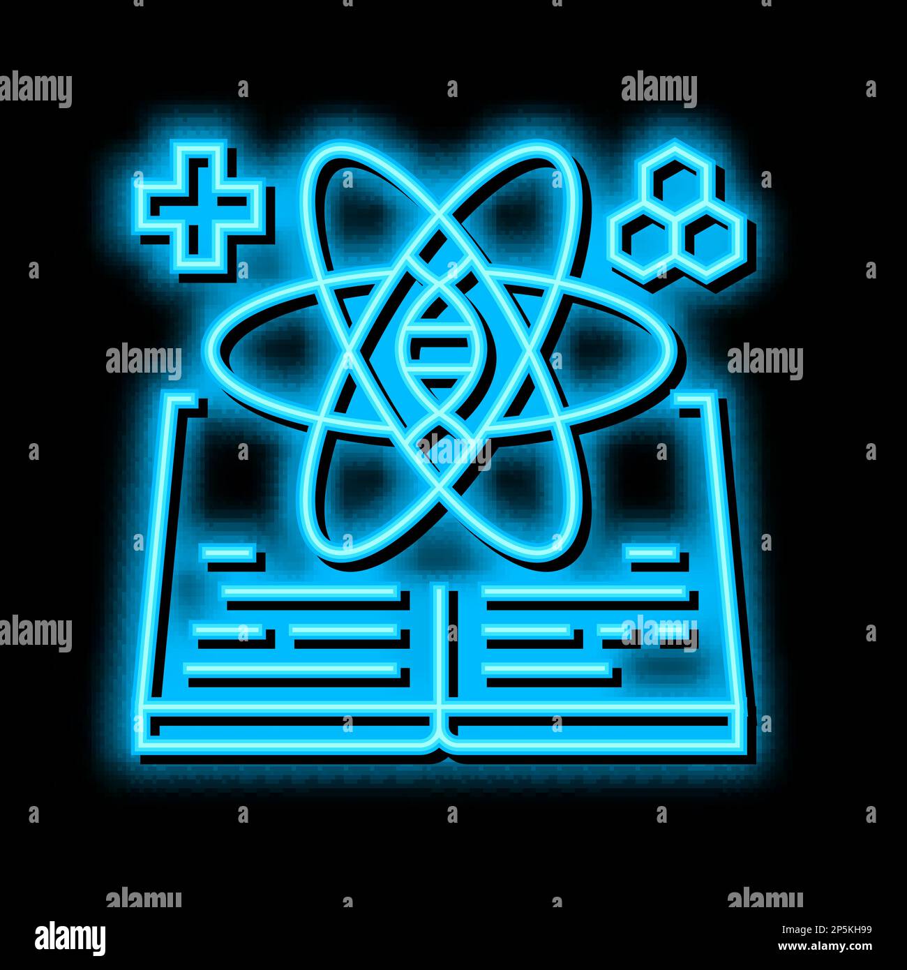 science and medicine history neon glow icon illustration Stock Vector ...