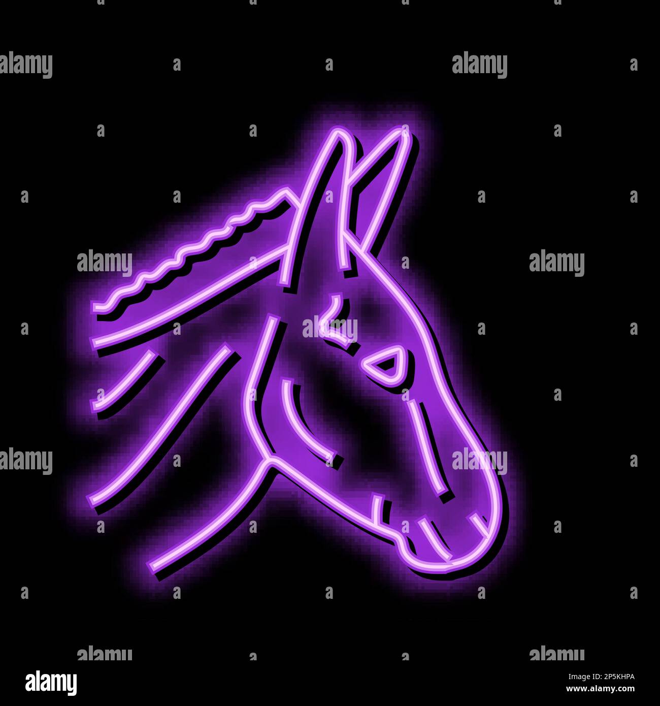 Watercolor donkey Stock Vector Images - Alamy