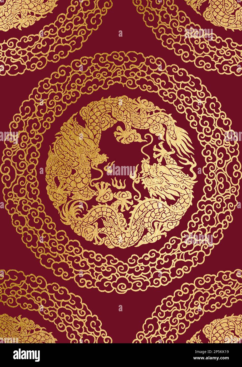 Asian Deco Art Deco Pattern background Stock Photo - Alamy