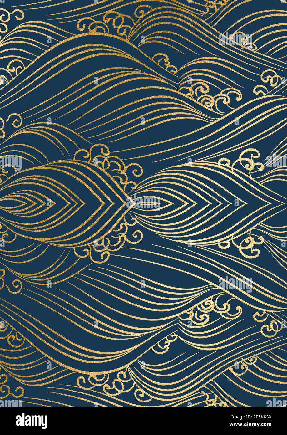 Asian Deco Art Deco Pattern background Stock Photo - Alamy