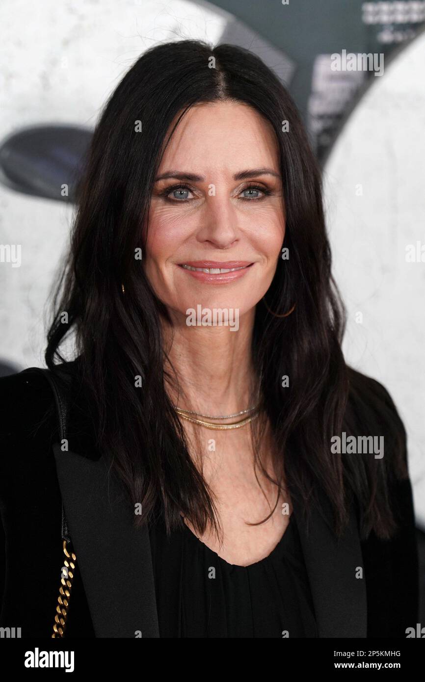 New York, NY, USA. 6th Mar, 2023. Courteney Cox at arrivals for SCREAM ...