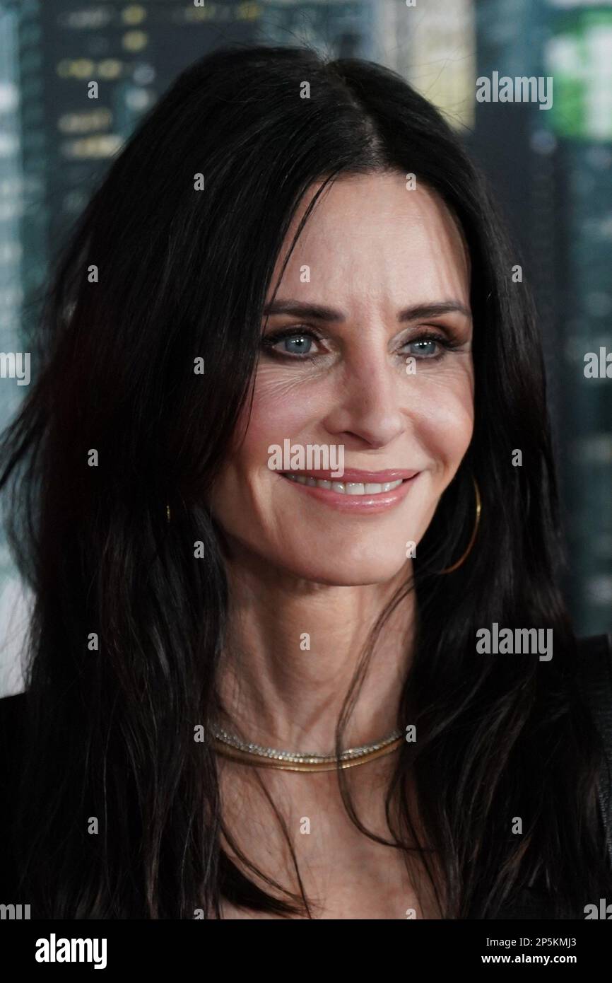 New York, NY, USA. 6th Mar, 2023. Courteney Cox at arrivals for SCREAM ...