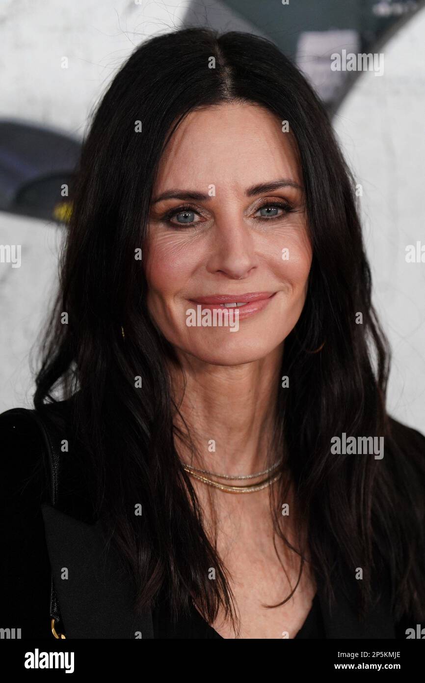New York, NY, USA. 6th Mar, 2023. Courteney Cox at arrivals for SCREAM ...