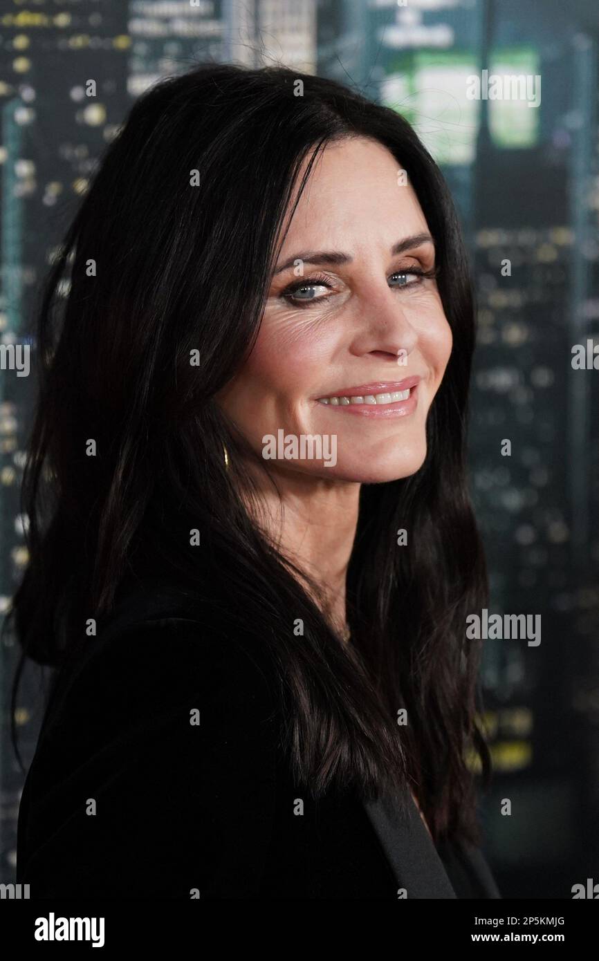 New York, NY, USA. 6th Mar, 2023. Courteney Cox at arrivals for SCREAM ...