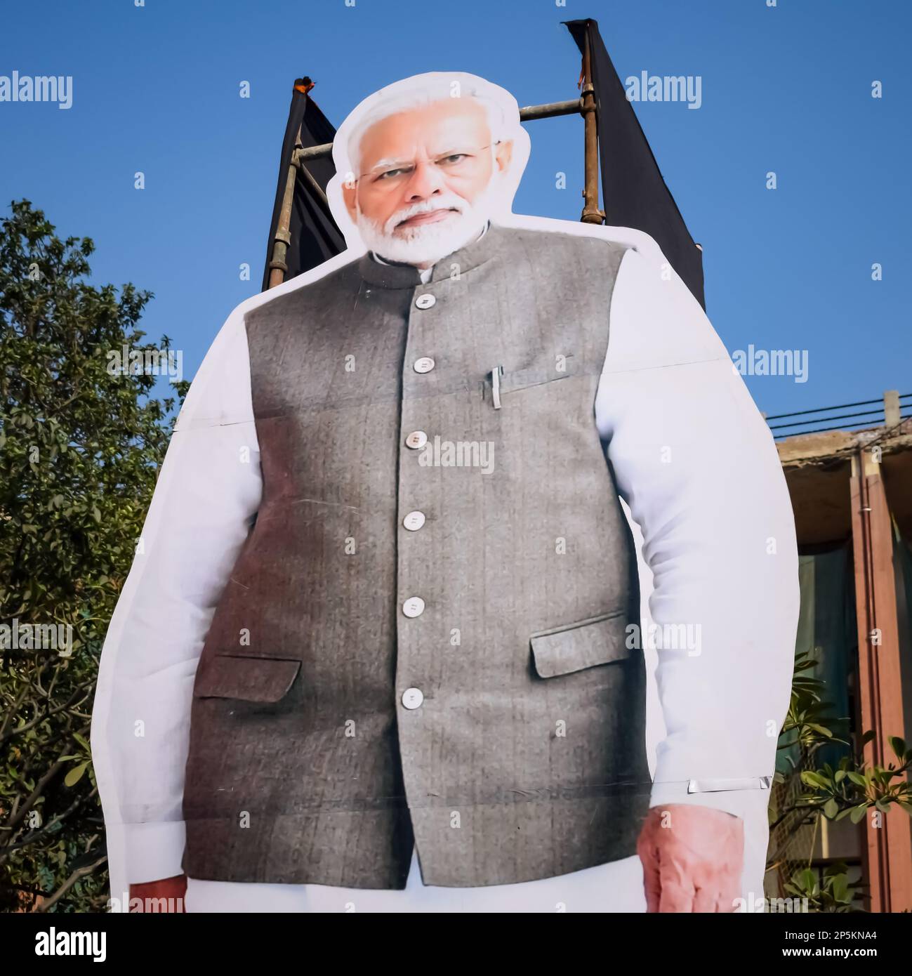 New Delhi, India - January 16 2023 - Prime Minister Narendra Modi cut ...