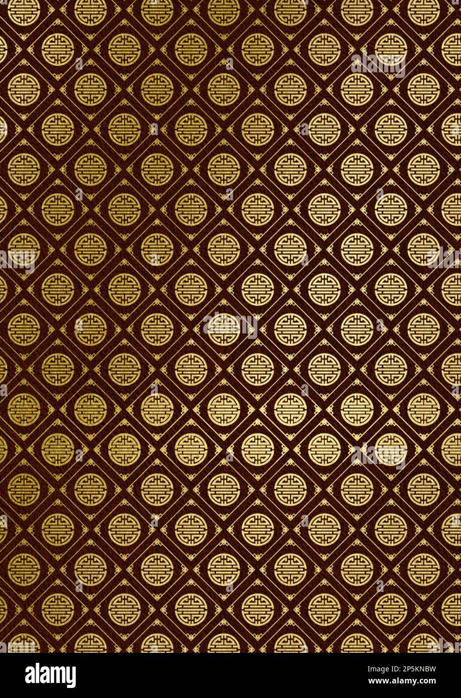 Asian Deco Art Deco Pattern background Stock Photo - Alamy