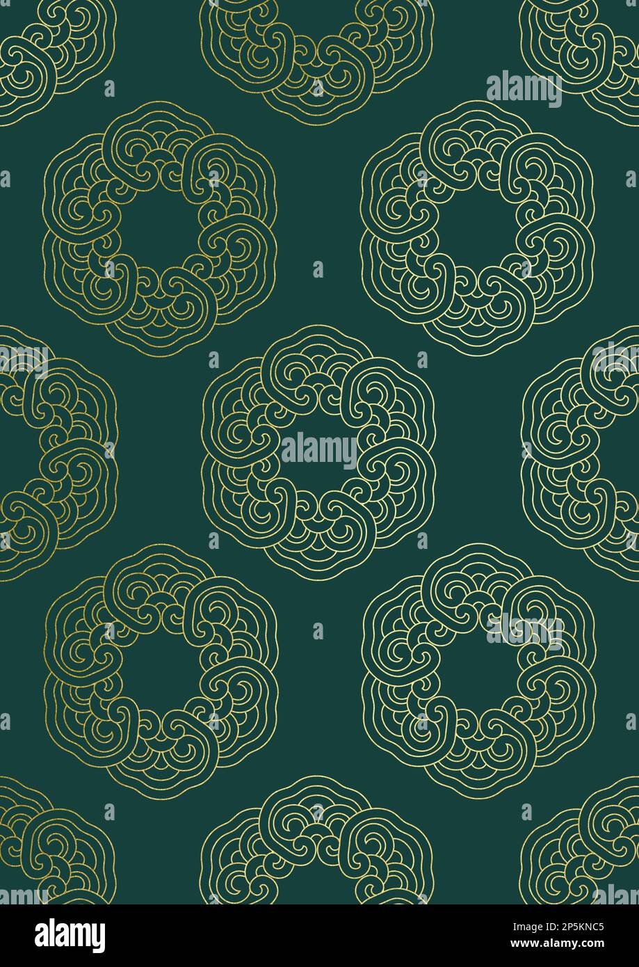 Asian Deco Art Deco Pattern background Stock Photo - Alamy