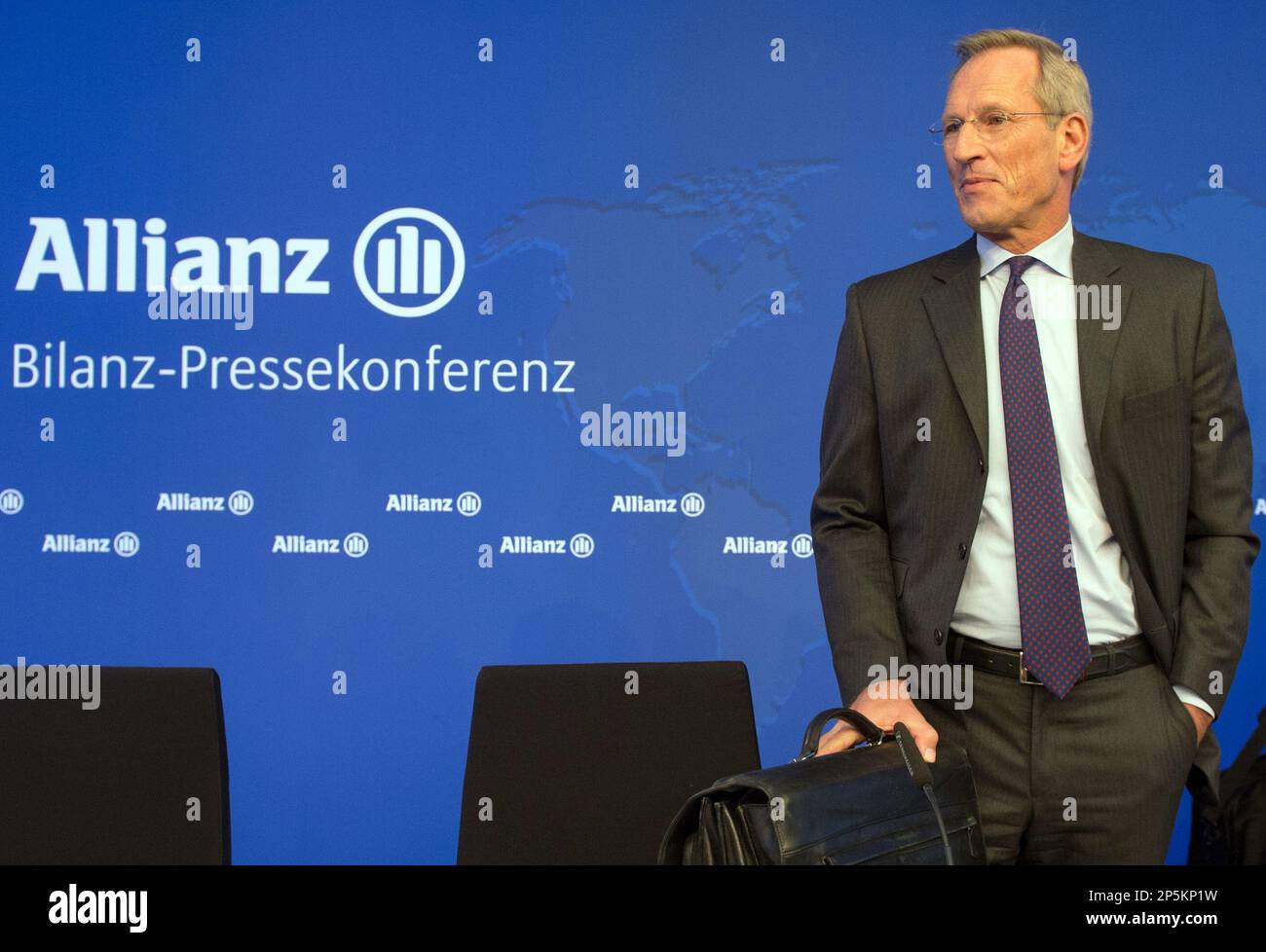 CEO of Allianz SE Michael Diekmann arrives for the company's annual ...