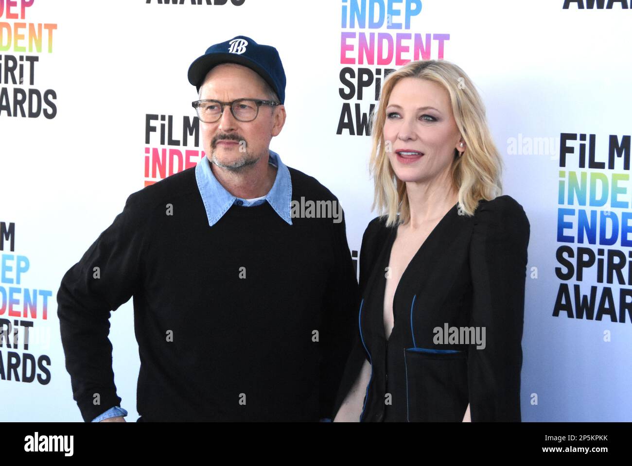 Santa Monica, California, USA 4th March 2023 Director Todd Field and Actress Cate Blanchett ...