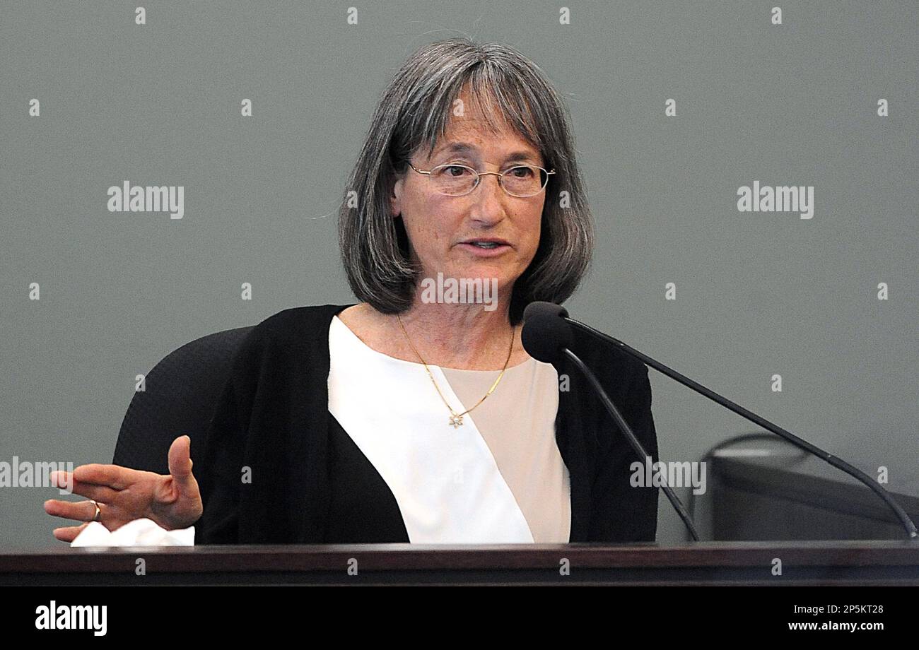 Retired Wayland, Mass., High School science teacher Emily Norton, who ...