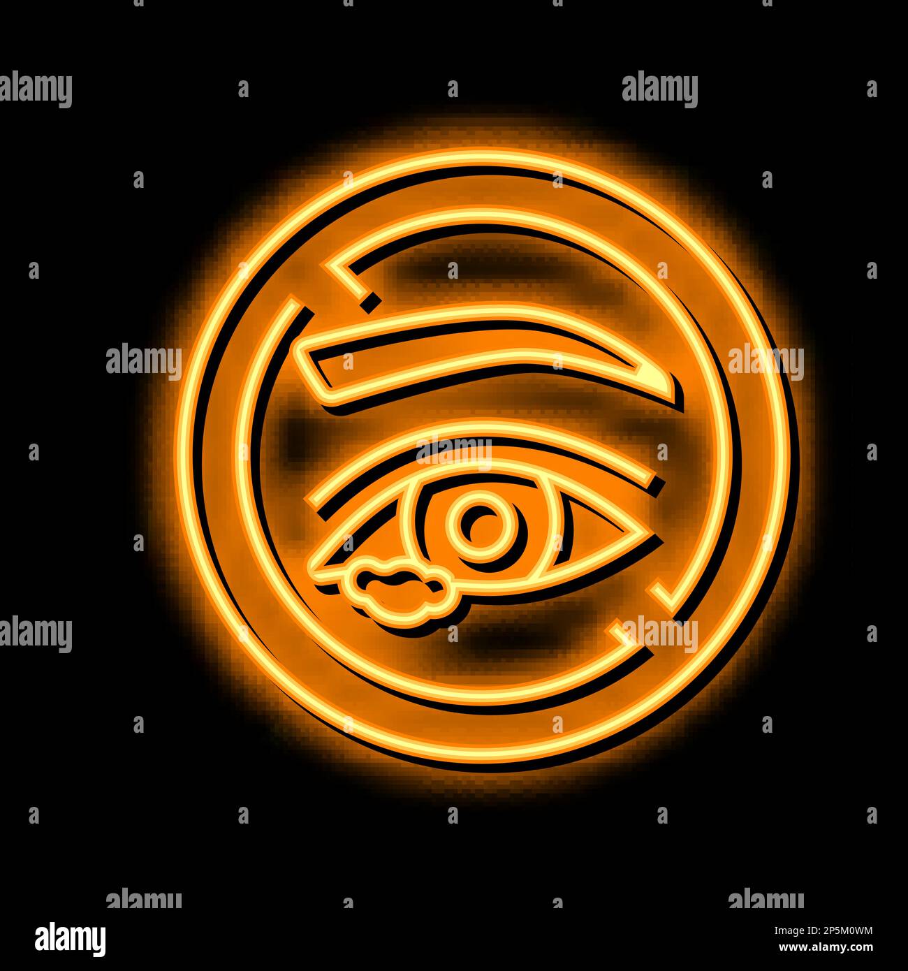 eye disease neon glow icon illustration Stock Vector Image & Art - Alamy