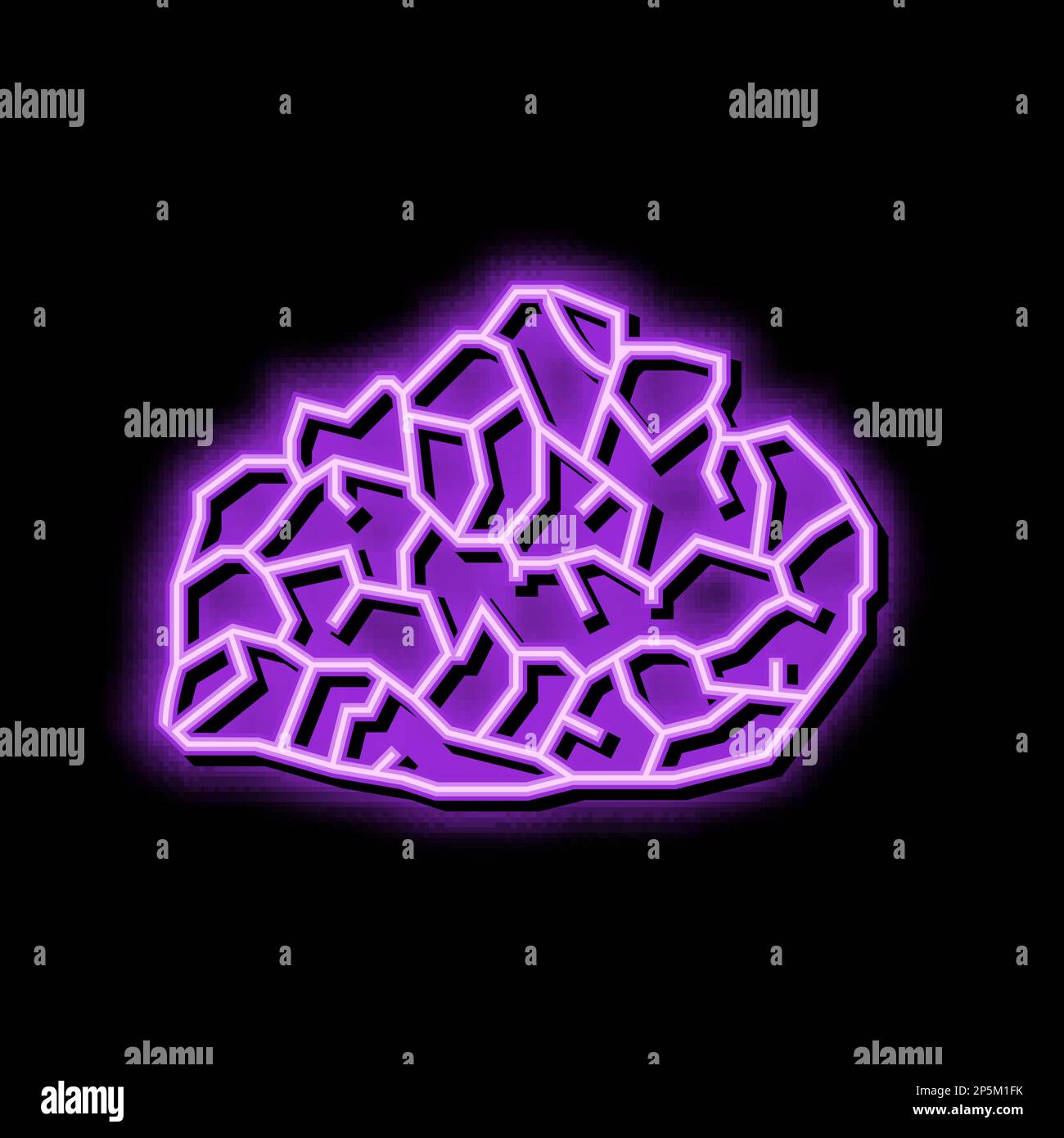 Glowing stone structure Stock Vector Images - Alamy