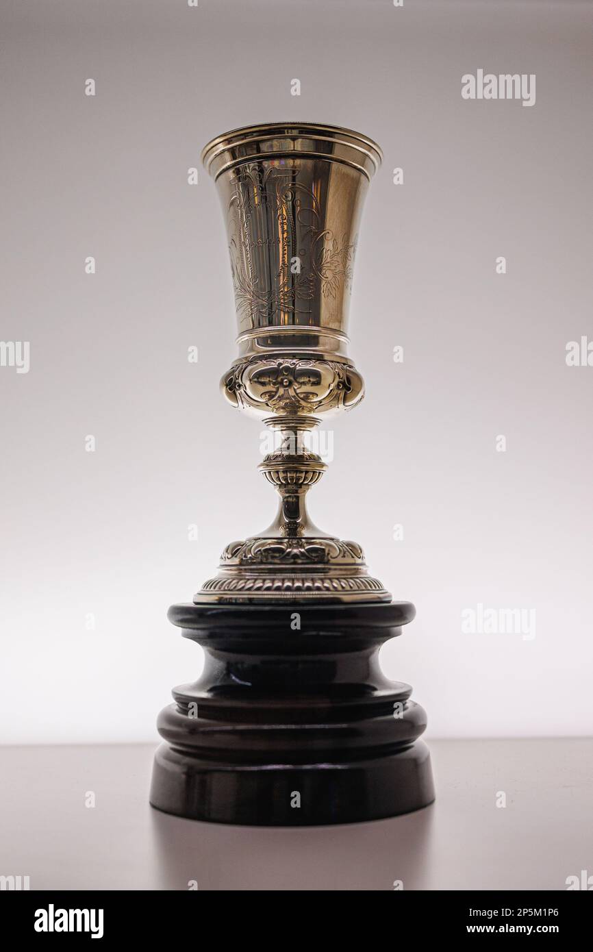 Cup Symbolizing Victory in a Competition for Barcelona Football Club ...