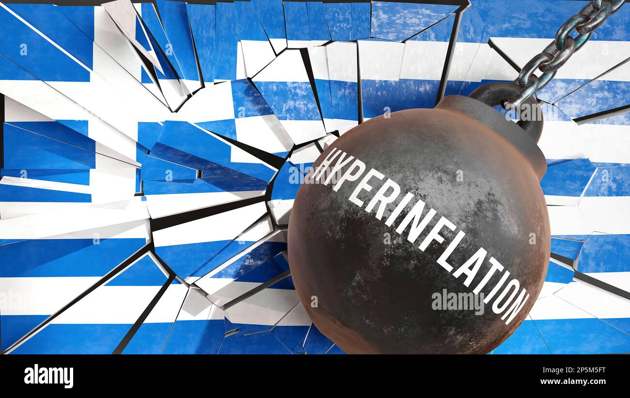 Greece and hyperinflation hi-res stock photography and images - Alamy