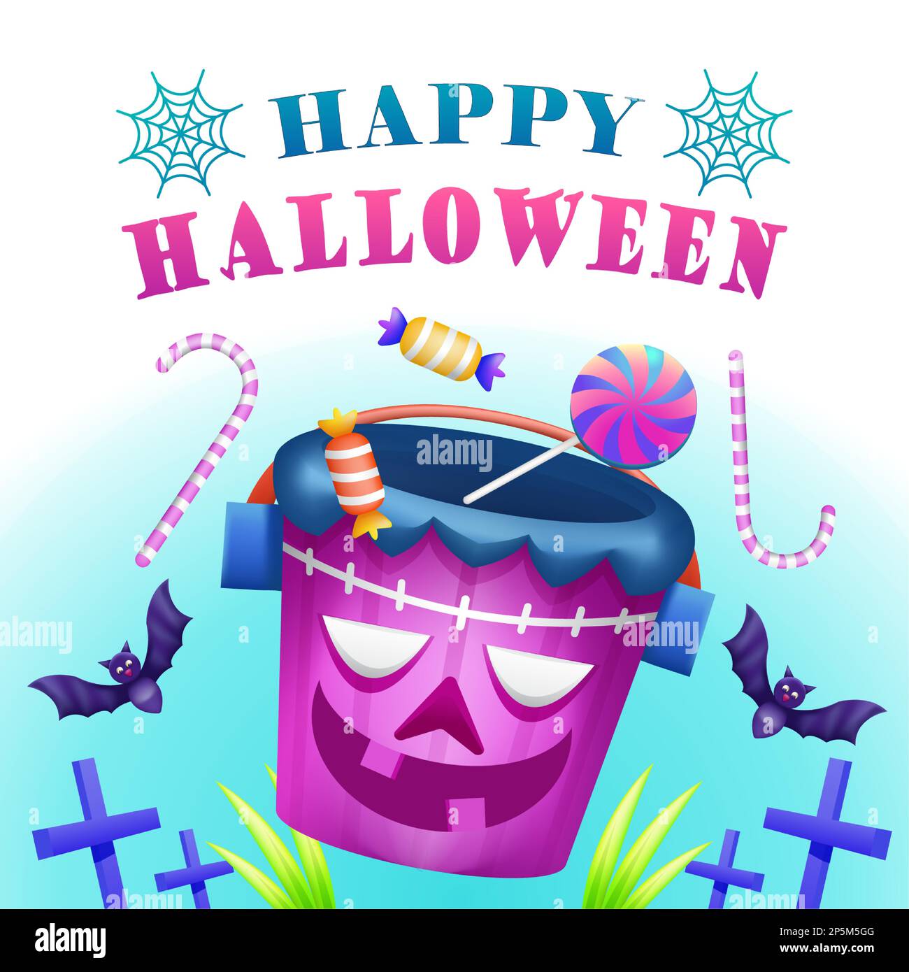 Basket tasty halloween candy hi-res stock photography and images - Alamy