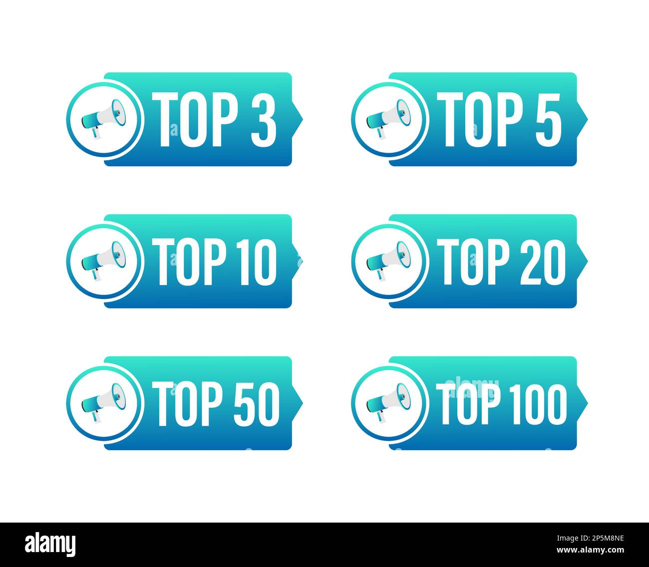 Top 3, 5, 10, 20, 50, 100 rating chart. Best in the ranking Stock Vector Image & Art - Alamy