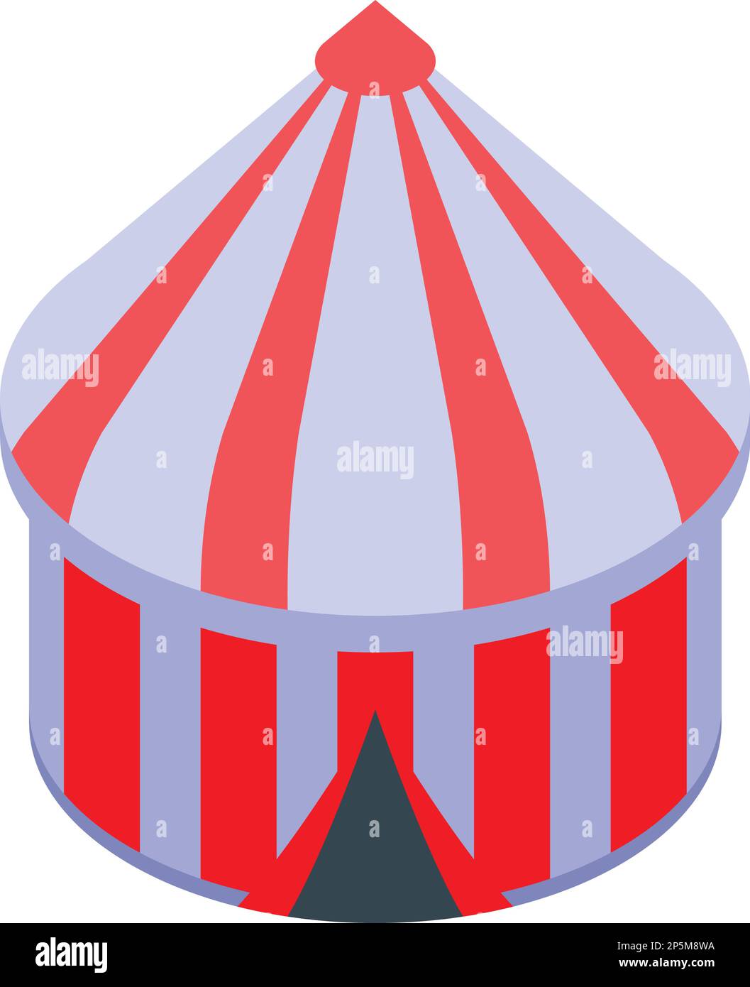 Circus tent icon isometric vector. Man acrobat. Magician art Stock ...