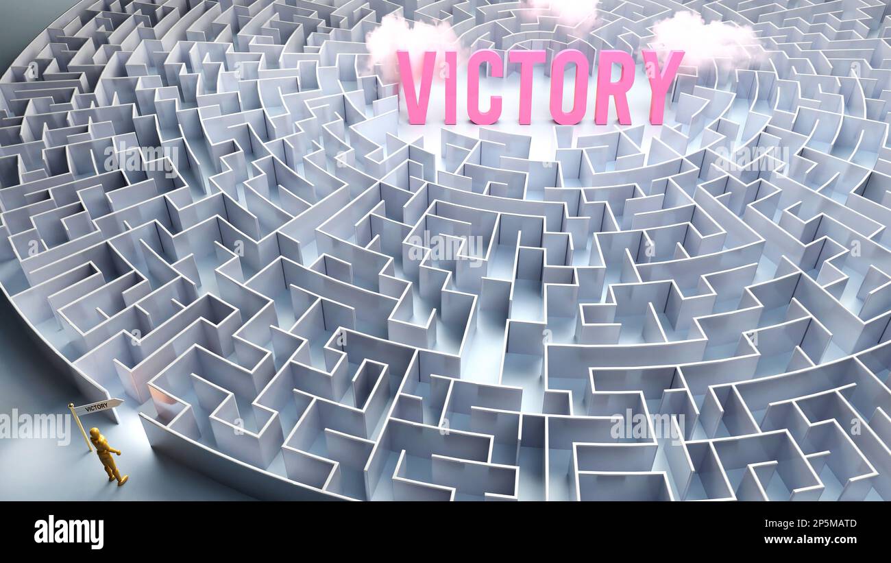 A journey to find Victory - going through a confusing maze of obstacles ...