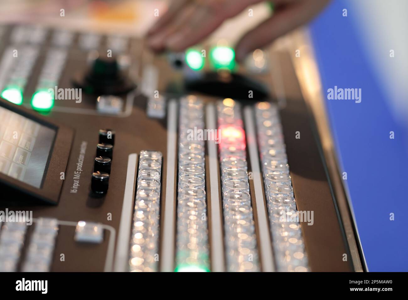 Live broadcast mixer hi-res stock photography and images - Alamy