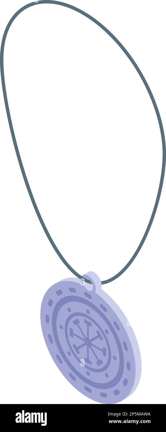 Fuji amulet icon isometric vector. Magic design. Stone ring Stock ...