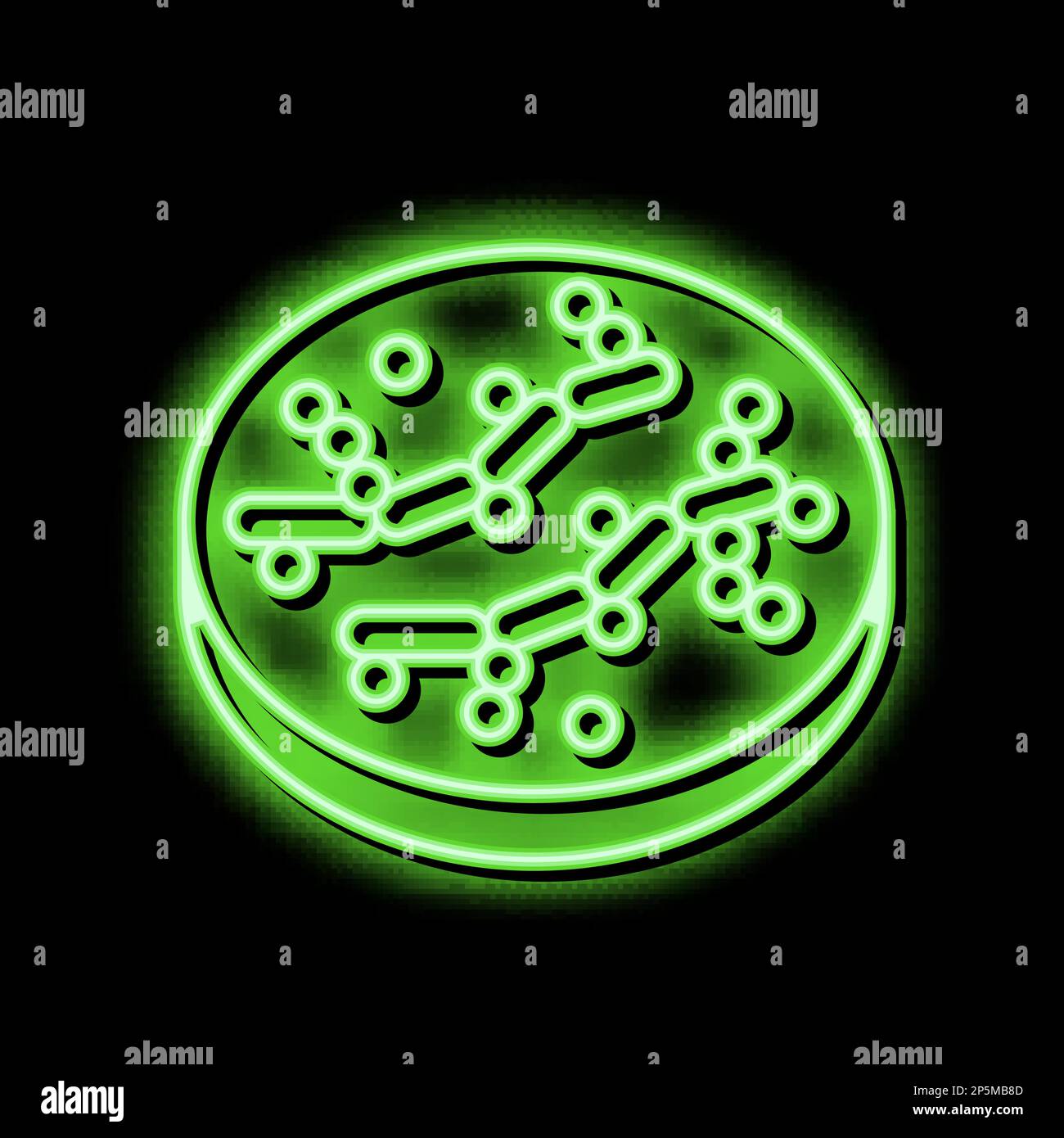 candida bacteria neon glow icon illustration Stock Vector Image & Art ...