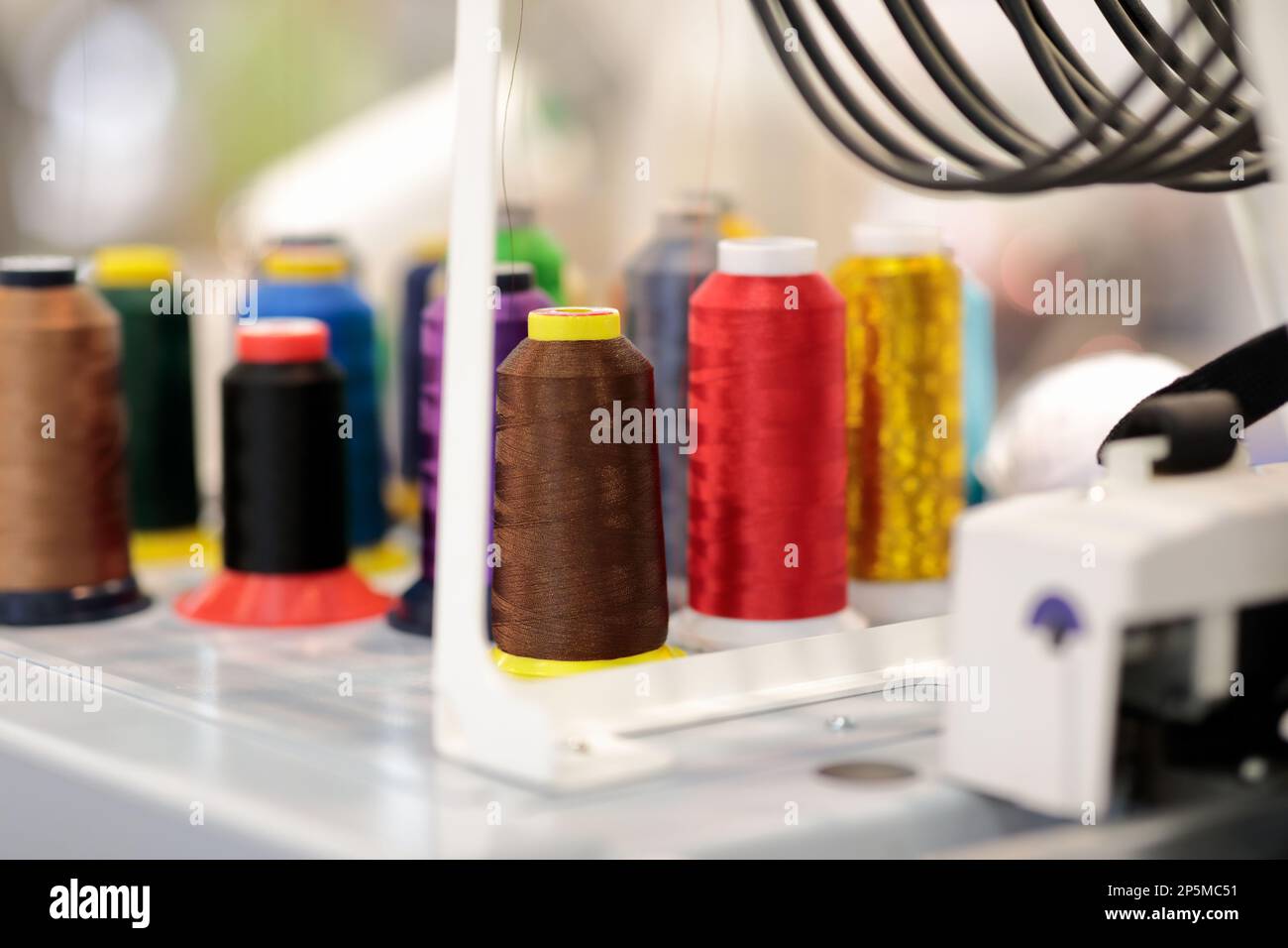 Industrial sewing machine work close hi-res stock photography and ...