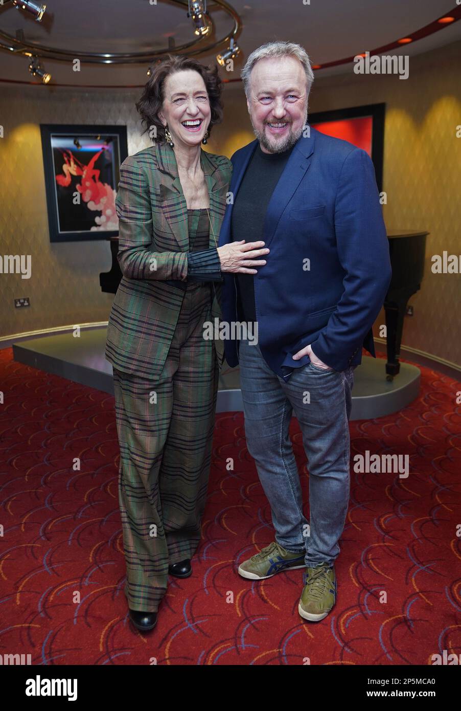 Stars of the musical John Owen-Jones, who plays judge Phil Hollinghurst ...