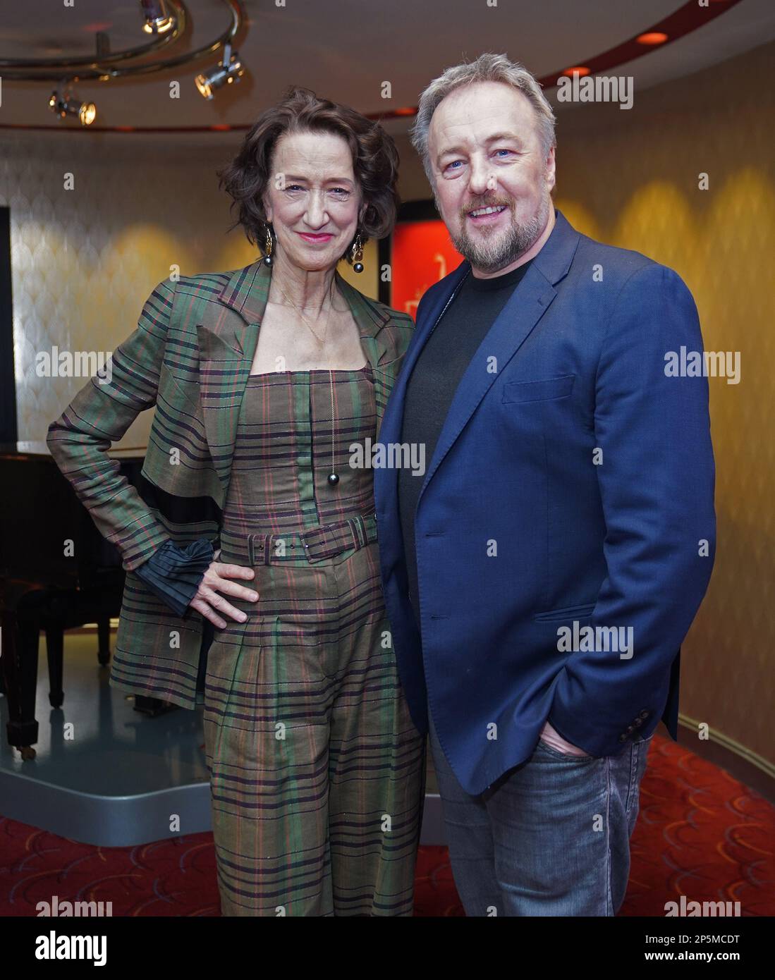 Stars of the musical John Owen-Jones, who plays judge Phil Hollinghurst ...