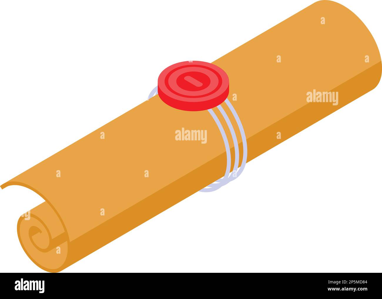 Ancient greece paper roll icon isometric vector. Greek history. Culture ...