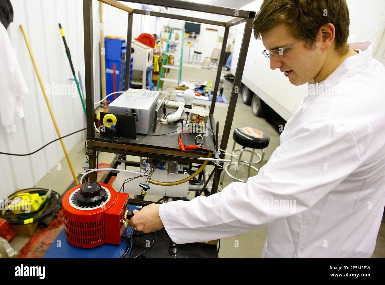 In this Jan. 17, 2013 photo, Conrad Farnsworth, 18, of Newcastle, Wyo ...