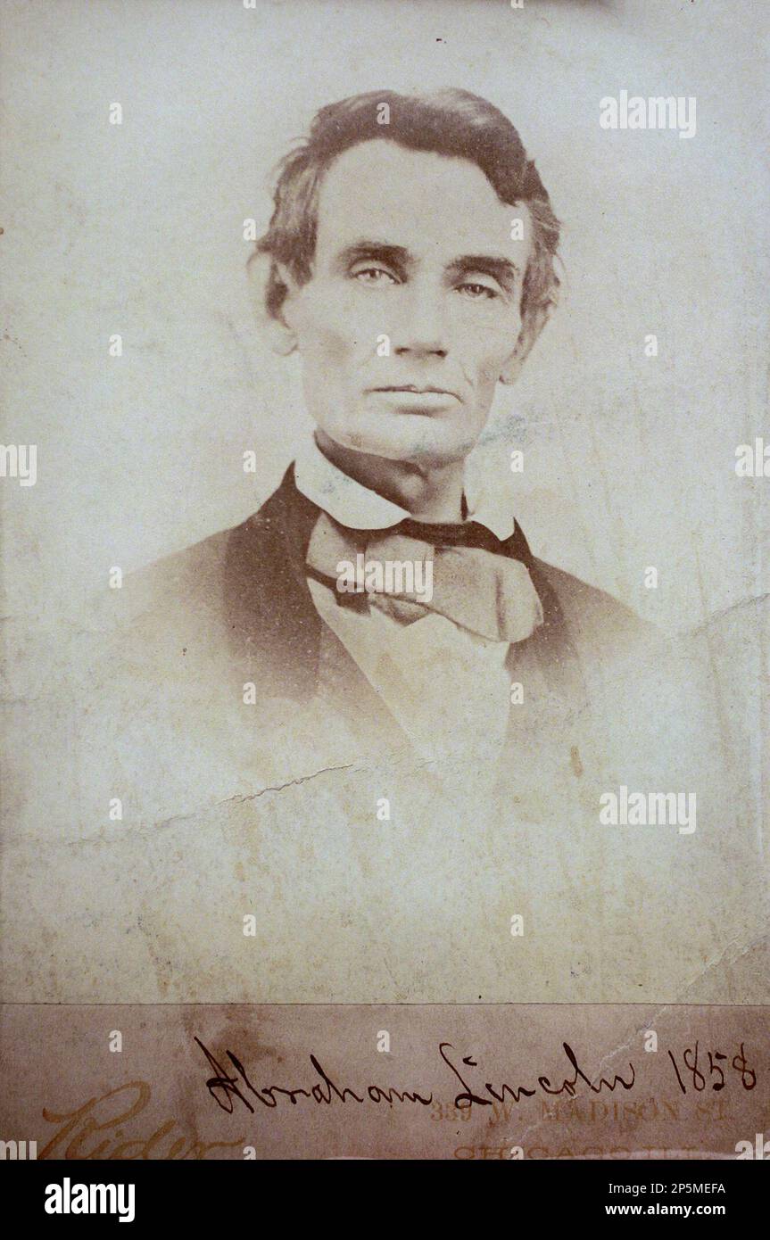 In a Friday, Jan. 25, 2013 photo shows a copy of an old photo of ...