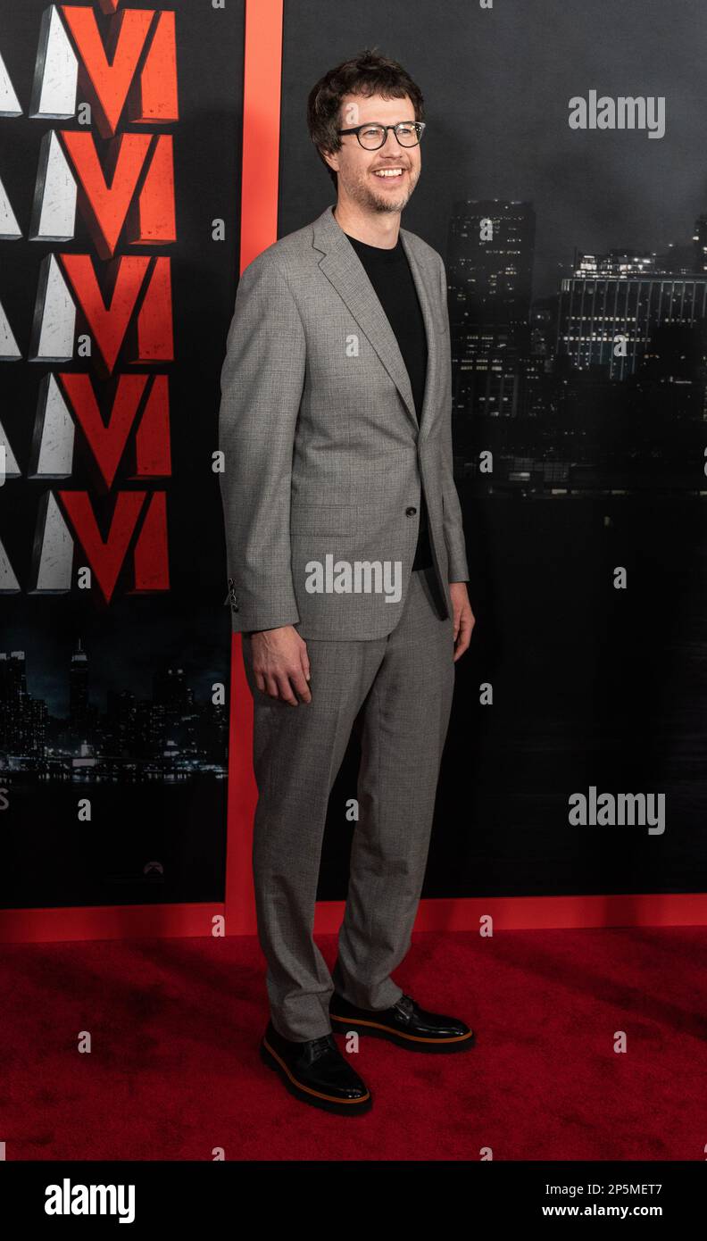Tyler Gillett attends the world premiere of "Scream VI" at AMC Lincoln ...