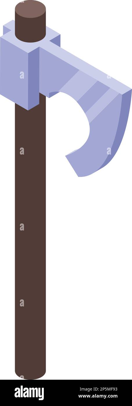 Greek axe icon isometric vector. Greece history. Classic culture Stock ...