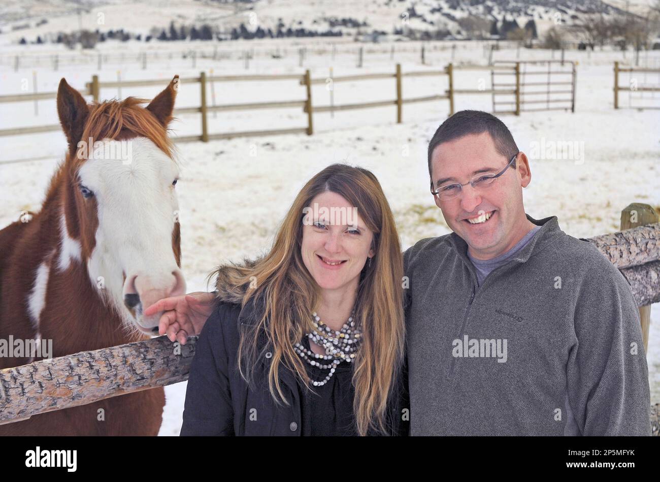 Estelle and Gerhard Strydom, from South Africa, pose for a photograph ...