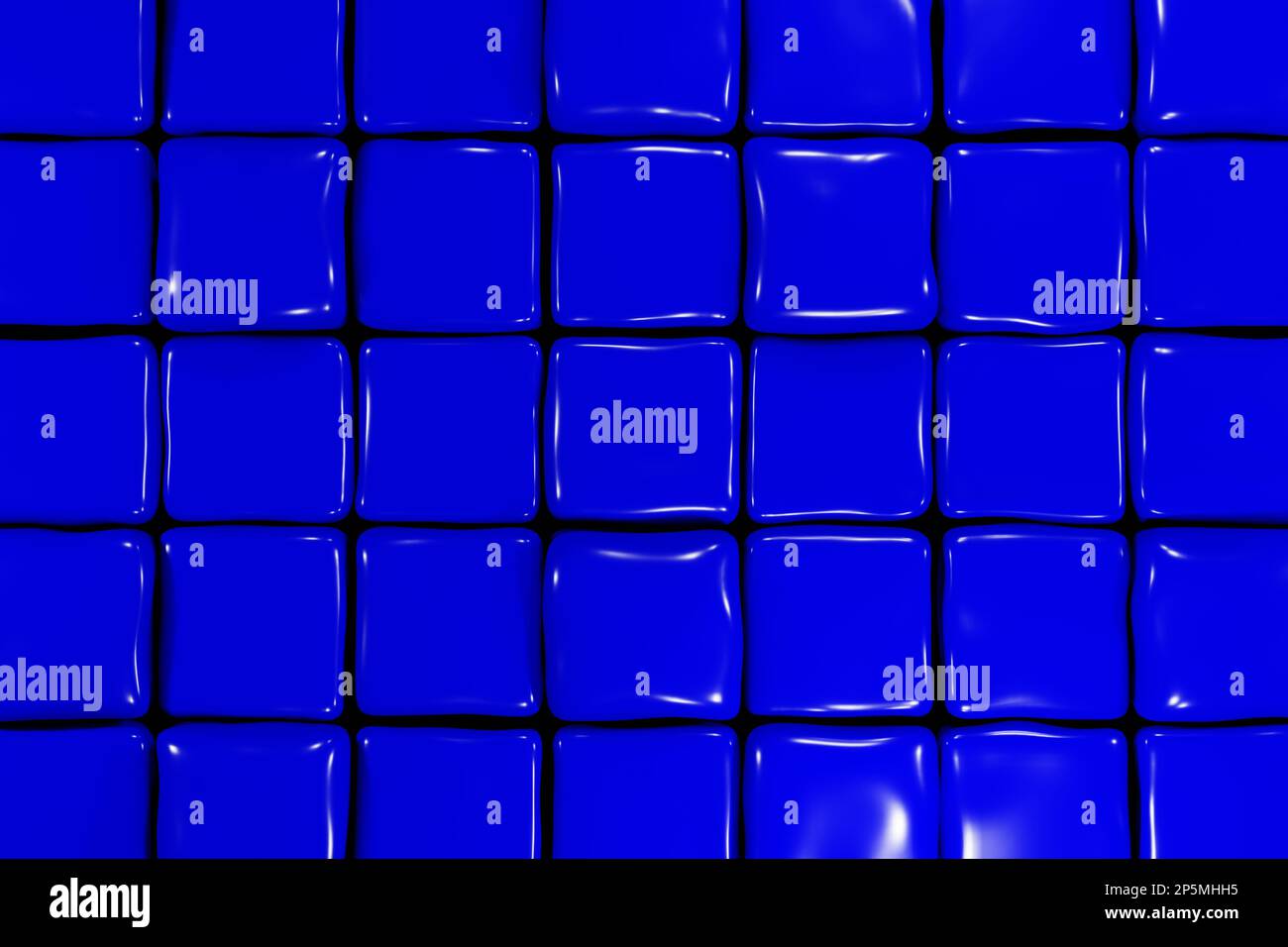 Abstract background with soft blue cubes. Jelly blue cubes background ...
