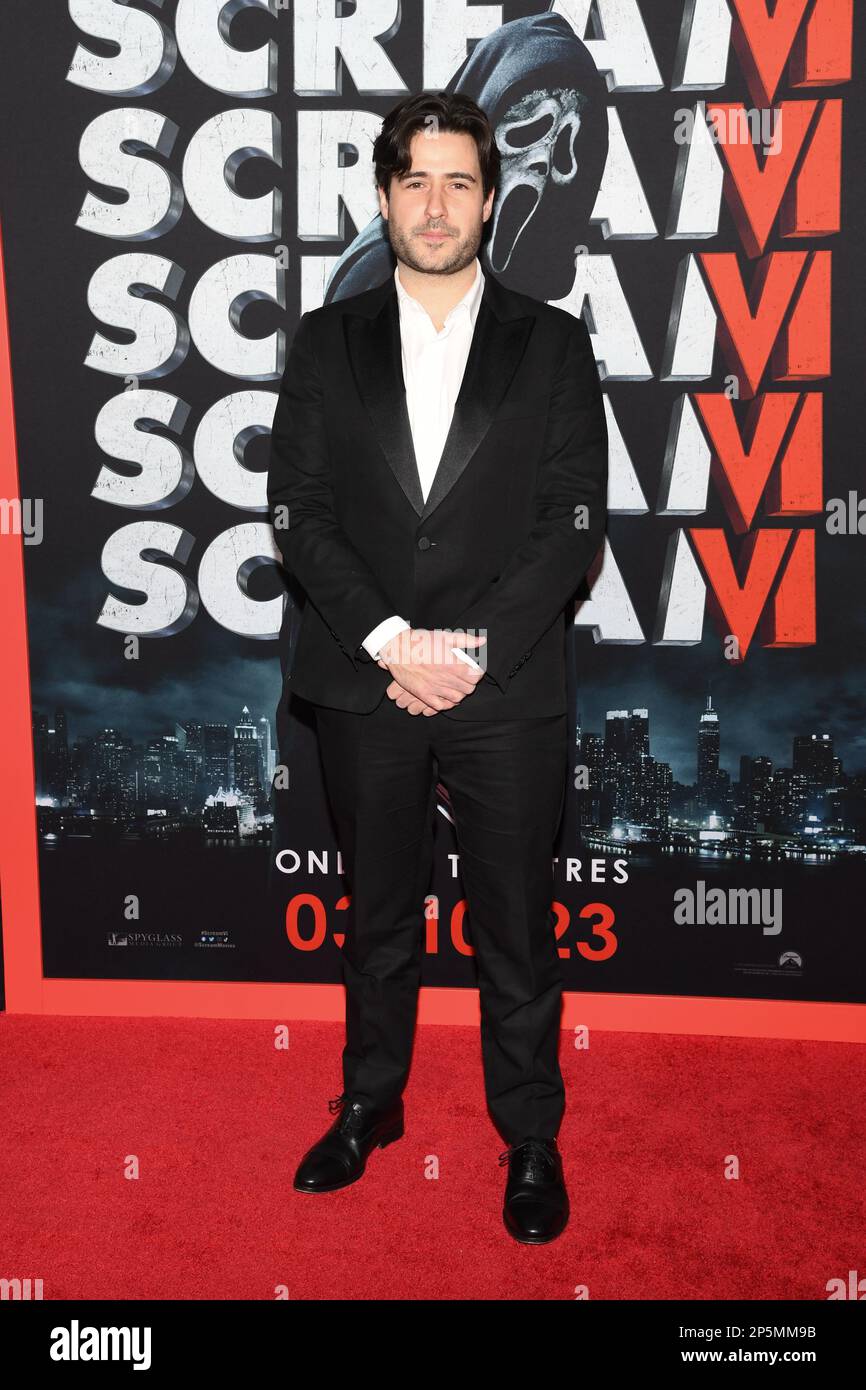 New York, NY on March 6, 2023. Antton Racca attends the Scream VI film ...