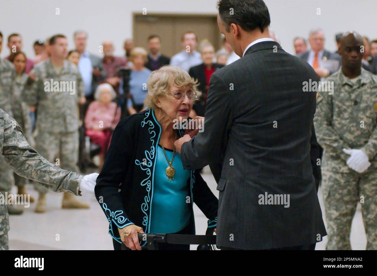 World War II veteran nurse Johanna Butt receives the French Legion of ...